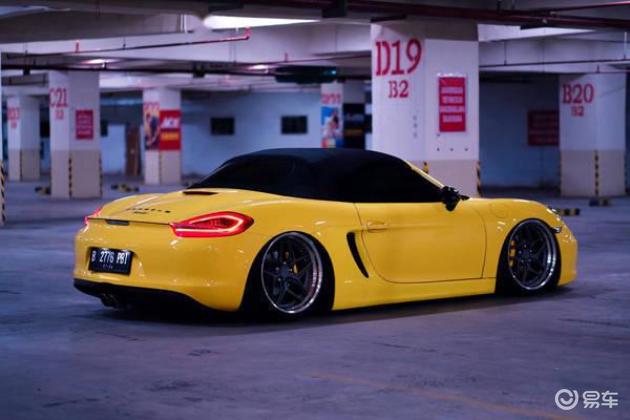 保时捷987改装气动避震享受极致姿态_易车