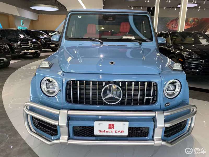 国六限量颜色奔驰G63瓷器蓝 实车配置简介_易车